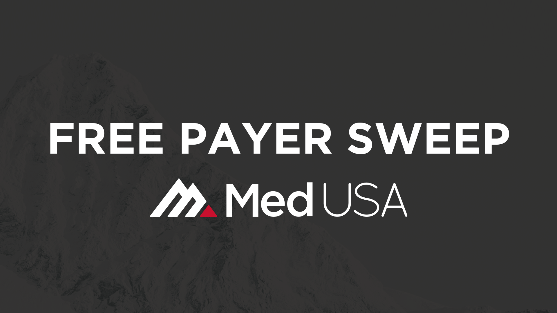 Get A Free Payer Sweep with A Med USA Credentialing Expert Today!